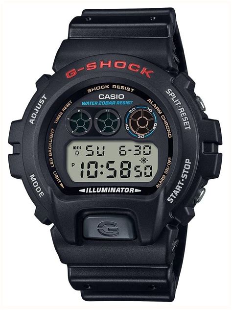 Casio G Shock Core 6900 50mm Black Digital Dial Black Bio Based