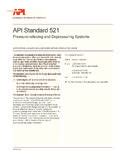 API Standard 521 Api Standard 521 Pdf PDF4PRO
