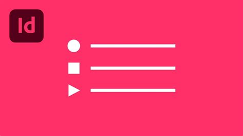 How To Add Bullet Points In InDesign Adobe InDesign Tutorial YouTube