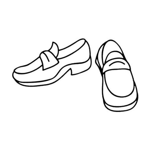 穿皮鞋简笔画 简笔画图片大全 普车都