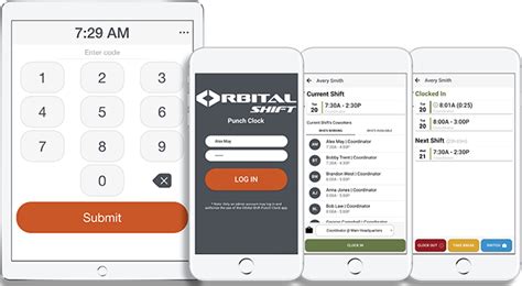 Punch Clock App Orbital Shift