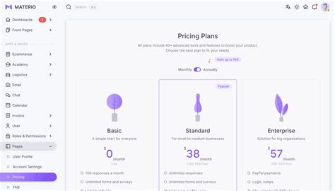 Materio Mui Nextjs Admin Template