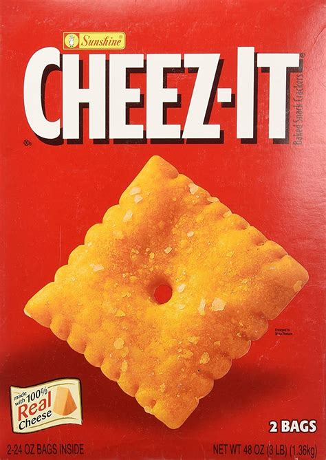 Cheez It Cheese Crackers Baked Snack Crackers Lunch