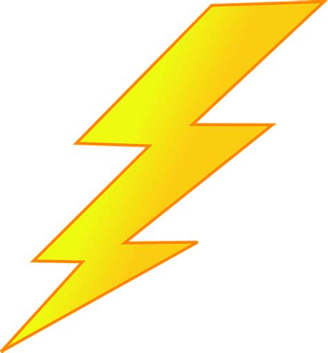 Free Vector Graphic Lightning Bolt Yellow Energy Free Image On