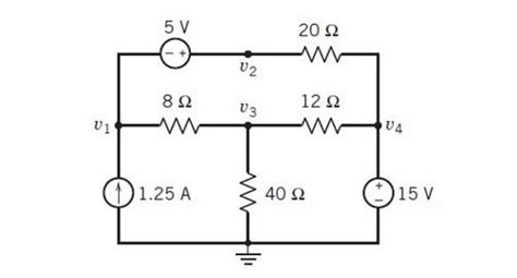 Solved Use The Node Andor Supernode Technique To Calculate