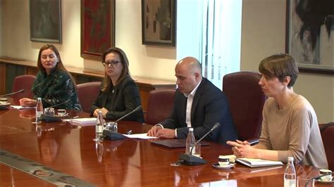 Средба на премиерот Ковачевски со Асоцијација за цистична фиброза Youtube