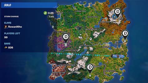 All Bosses And Locations In Fortnite Chapter 6 Season 1