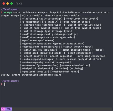 Aca Py Start Not Working Issue Openwallet Foundation Acapy GitHub