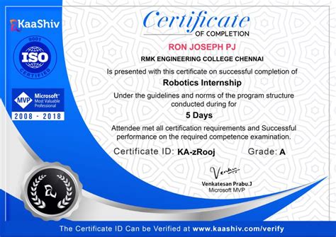 Ron Joseph P J On Linkedin Robotics Roboticsengineering Internship