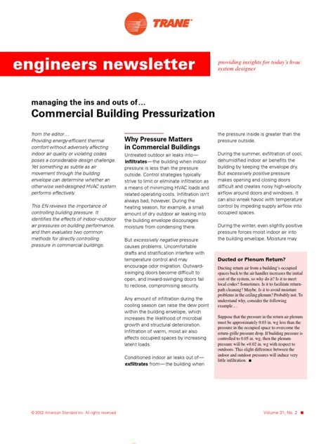 Building Pressurization Pdf Hvac Ventilation Architecture