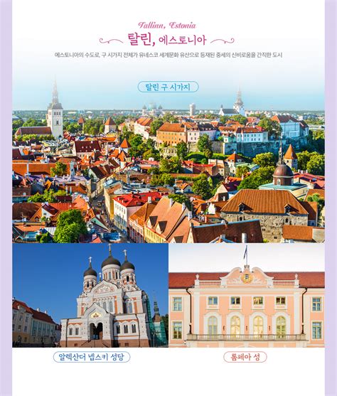 Tallinn Estonia 탈린 에스토니아 에스토니아의 수도로 구 시가지 전체가 유네스코 세계문화 유산으로 등재된 중세의 신비로움을 간직한 도시
