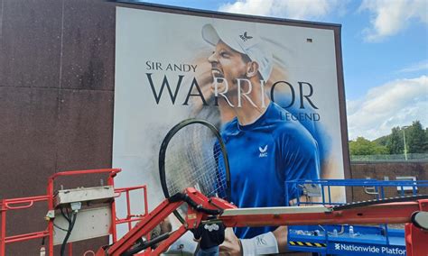 Andy Murray Mural Artwork Of Tennis Star Unveiled In Dunblane