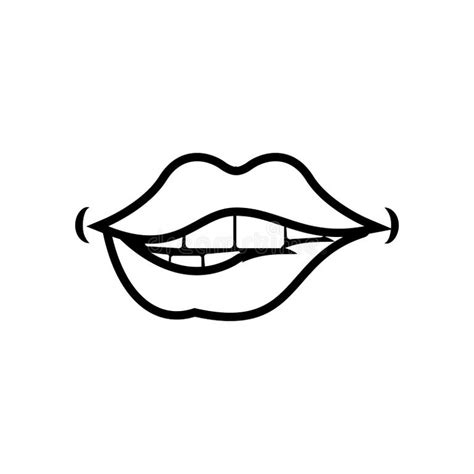 Biting Lip Pop Art Stock Illustrations 70 Biting Lip Pop Art Stock