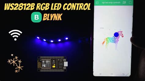 Diy Ws2812b Led Control Using Nodemcu And Blynk Youtube