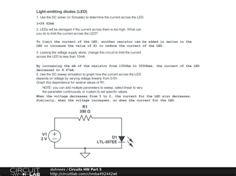 Circuits HW Part 5 CircuitLab Circuits HW Part 5 CircuitLab