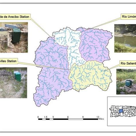 Site Map Of Sediment Monitoring Stations Download Scientific Diagram