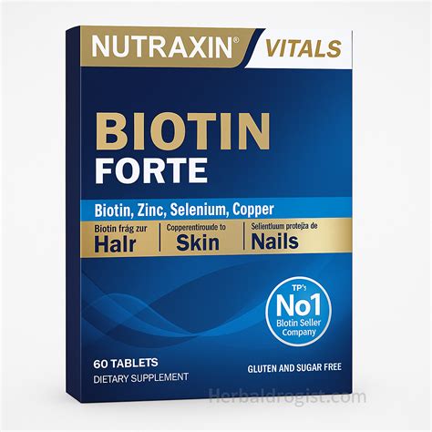 Biotin Forte 60 Tablets For Vibrant Hair Skin And Nails