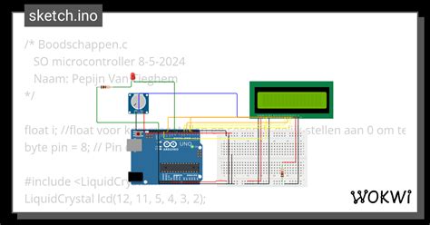Proef Examen Copy Wokwi Esp32 Stm32 Arduino Simulator