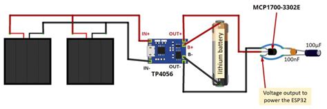 Power Esp32esp8266 With Solar Panels And Battery Random Nerd