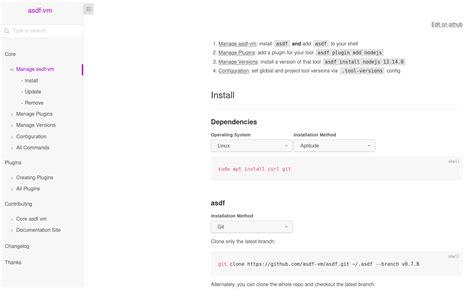 add short introductory example to the documentation · issue 708 · asdf vm asdf · github
