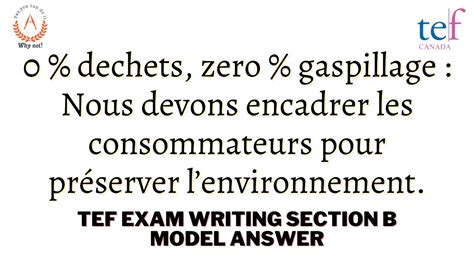 Score B2 Or C1 In Tef Writing Section B Tef Writing Influencer