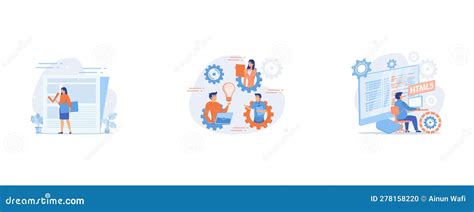 Html5 Programming Vector Concept Metaphor 266544969
