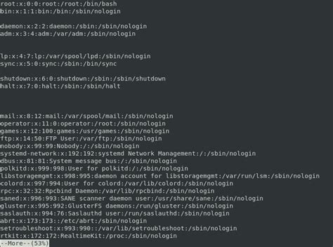Linux Command Cat Head Tail More Less