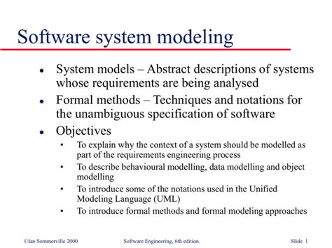 System Models Center For Software Engineering