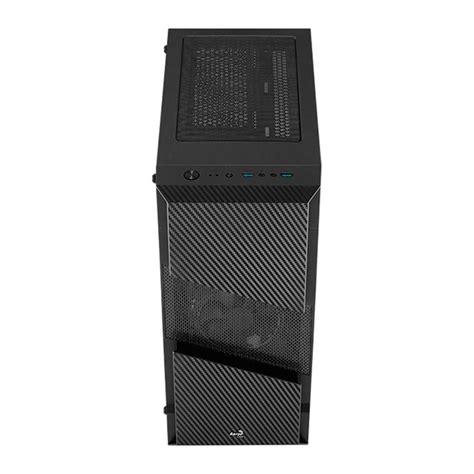 Gabinete Aerocool Menace Saturn Vidro Temp Preto, FRGB-G-BK-V1 | Pichau