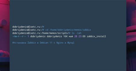 Установка Zabbix в Debian 11 в связке с Nginx и Mysql — Teletype