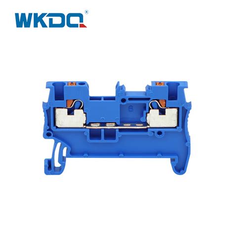 Push In Feed Through Connection Terminal Blocks Mm DIN Rail Terminal Block And Terminals