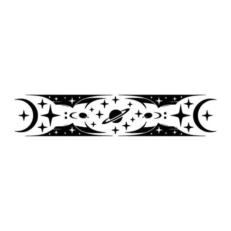 Celestial Cycle Cosmic Moon Planet Border 67832933 Vector Art At Vecteezy