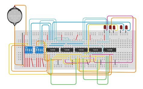 Circuit Design Testing Tinkercad