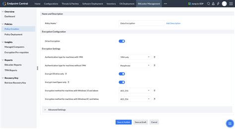 Endpoint Security Maintenant Intégré à Endpoint Central