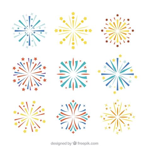 Fireworks Clip Art Vectors And Illustrations For Free Download Freepik