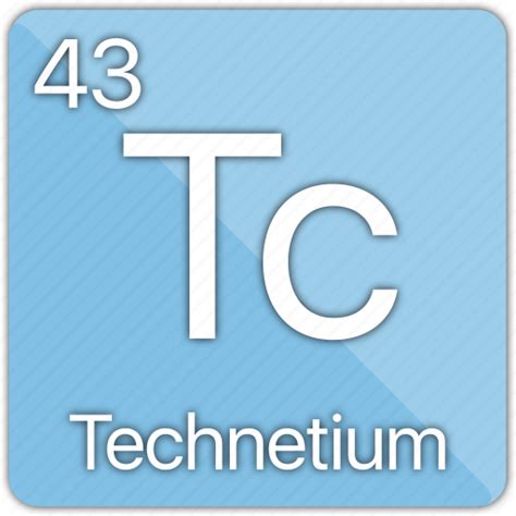 Technetium Atom Atomic Element Metal Periodic Table Icon Download On Iconfinder