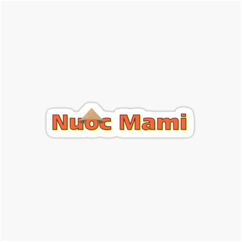 Nuoc Mami Hat Sticker For Sale By Optographr Redbubble