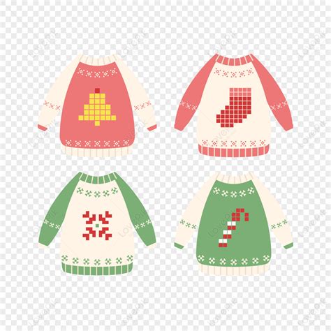 겨울 귀여운 크리스마스 스웨터제전눈송이축하 Png 일러스트 무료 다운로드 Lovepik