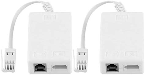 BT ADSL Filter Adapter Microfilter With BT Male Female Sockets RJ11 Female Landline Phone