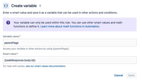 use automation for jira to create confluence pages tmc application lifecycle management