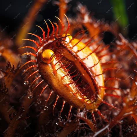 Premium Ai Image Creepy Carnivorous Plant Macro Photo National