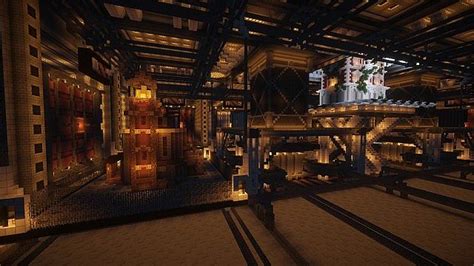 Minecraft Industrial Decor Transform Spaces With Block Based Style