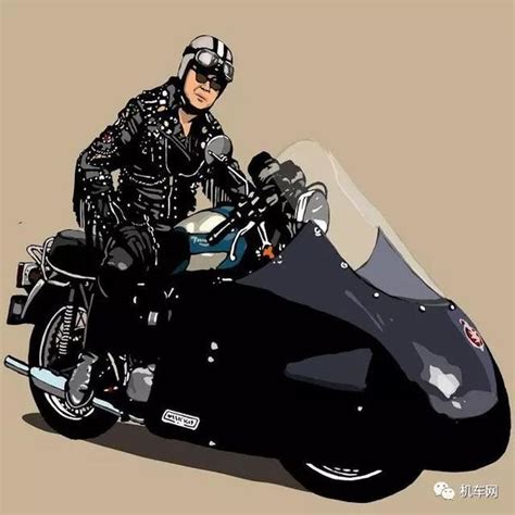爱它就把它画出来，先来一盘 日式清新画风”摩托车 知乎