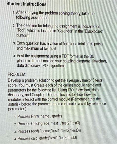 Solved Texts Develop A Problem Solution To Get The Average Value Of 3