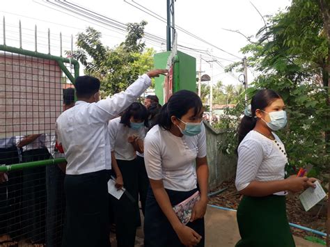 ညောင်လေးပင်မြို့နယ်၌ ၂၀၂၂ ခုနှစ် တက္ကသိုလ်ဝင်စာမေးပွဲတွင် ကျောင်းသားကျောင်းသူများ အေးချမ်းစွာ