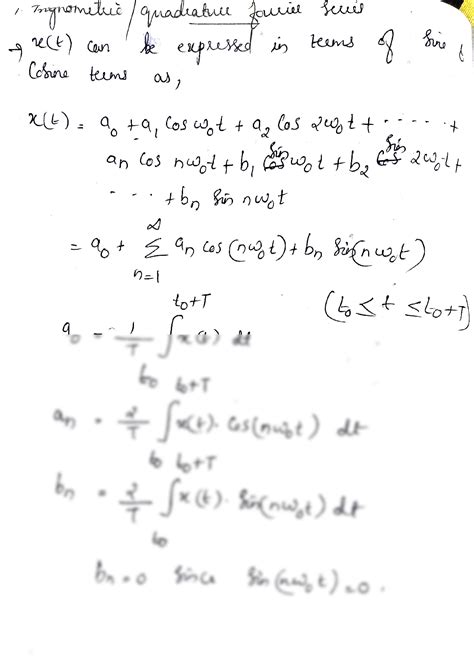 SOLUTION Continuous Time Fourier Series Studypool