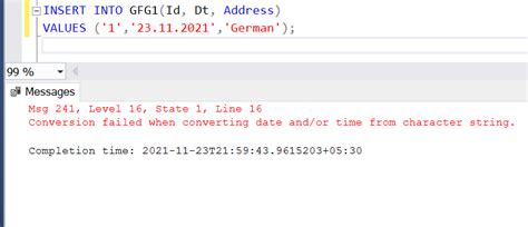 Troubleshooting Conversion Failed Date Andor Time Conversion From Character String