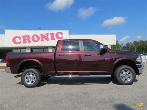 2012 Deep Molten Red Pearl Dodge Ram 2500 Hd Laramie Crew Cab 4x4