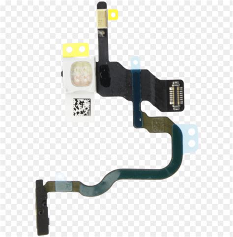 Iphone X Power Button Flex Cable Iphone X Power Button Flex Png Transparent With Clear