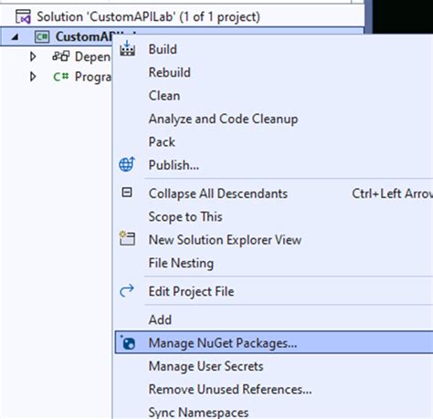 How To Select Manage Nuget Packages From Vs Code Microsoft Qanda